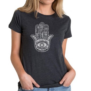 LA Pop Art Hamsa - Women's Premium Blend Word Art T-shirt : Target