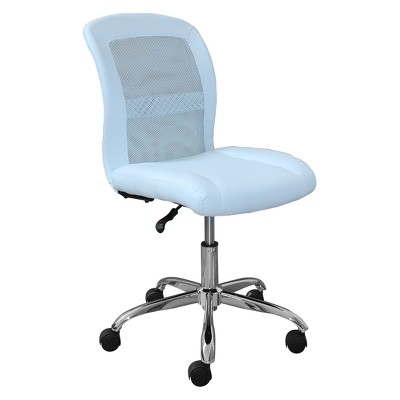 Save 47% • Essentials Computer Chair Blue Sky - Serta: Armless ...