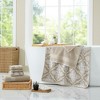 Modern Threads 6-piece Cotton Jacquard Towel Set, Amaris, Khaki : Target