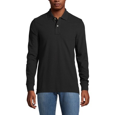Lands' End Men's Tall Comfort First Long Sleeve Mesh Polo - X Large ...