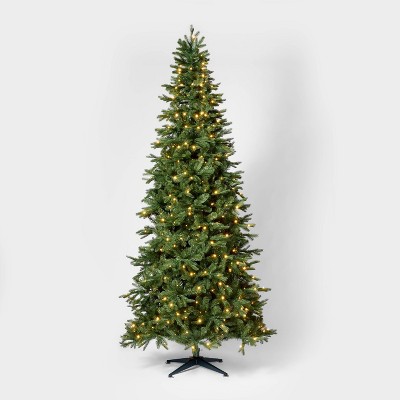 Ge 9-ft Pre-lit Just Cut Pre-lit Led Richmond Fir Artificial Christmas ...