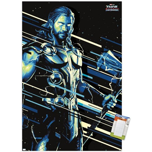 Trends International Marvel Thor: Love And Thunder - Thor Unframed Wall ...