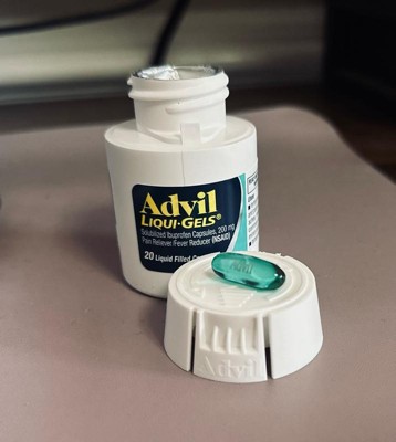 Advil Liqui-gels Pain Reliever/fever Reducer Liquid Filled Capsules ...