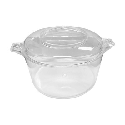 Smarty Had A Party 4 Oz. Clear Oval Plastic Mini Cup With Lid And Spoon ...