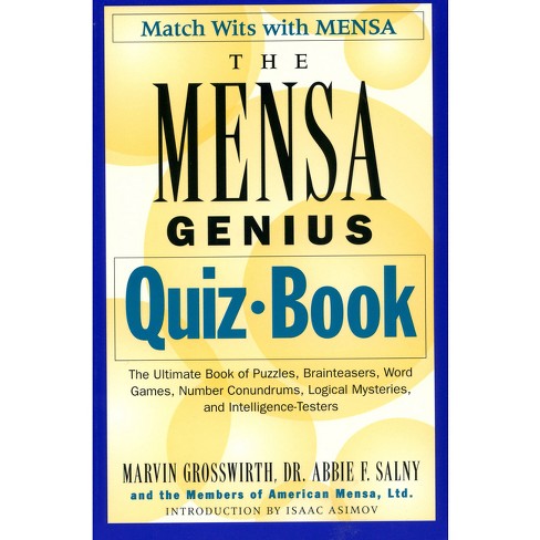 The Mensa Genius Quiz Book - By Marvin Grosswirth & Abbie F Salny ...