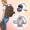 Dikaslon Diaper Bag Backpack With Portable Changing Pad, Pacifier Case ...