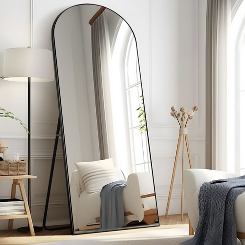 Pexfix Wooden Right Angle Arched Multi-color Full Body Mirror : Target