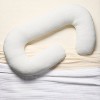 Memory Foam And Down Alternative Pregnancy C-shaped Body Pillow White ...