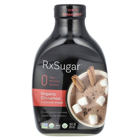 Rxsugar Organic Cinnamon Syrup, 16 Fl Oz (473 Ml) : Target