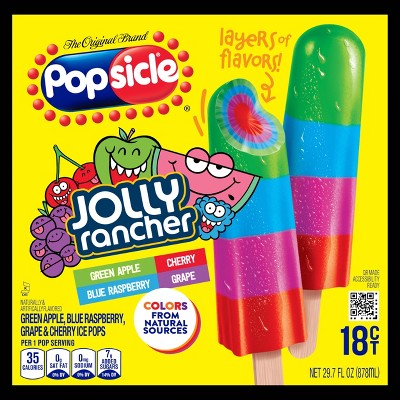 Popsicle Jolly Rancher Ice Pops - 18pk : Target