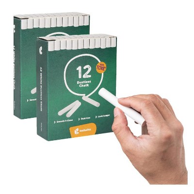 Crayola 12ct Chalk White: Washable Non-toxic Chalkboard & Sidewalk ...