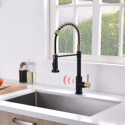 Touchless Kitchen Faucet, Hands-free Automatic Smart Kitchen Sink ...