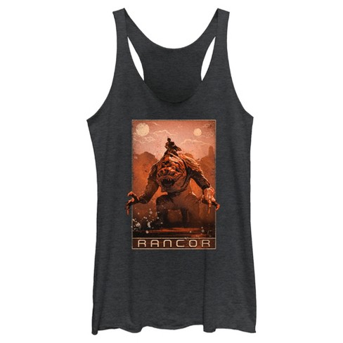 Women's Star Wars: The Book Of Boba Fett Rancor On The Loose Racerback ...