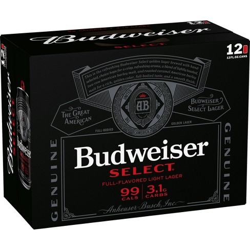 Budweiser Select Full-flavored Light Lager Beer - 12pk/12 Fl Oz Cans ...