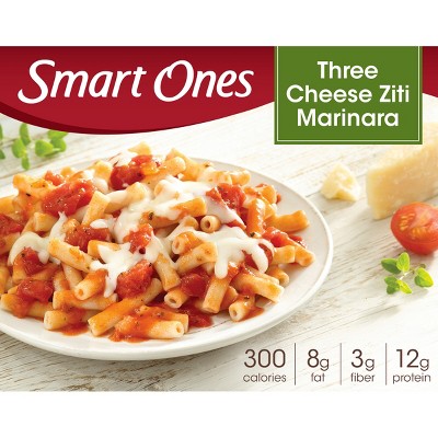 Smart Ones Frozen Three Cheese Ziti Marinara - 9oz : Target