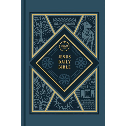 Csb Jesus Daily Bible, Hardcover - By Dwayne Milioni & Csb Bibles By ...
