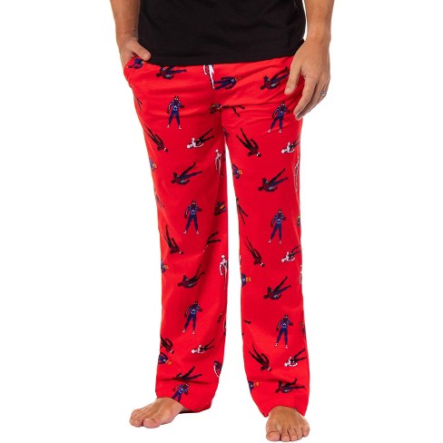 Marvel Spider-man Men's Miles Morales Game Inspired Aop Character Pants ...