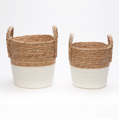 The Lakeside Collection Farmhouse Laundry Room Collection - Baskets 2 ...