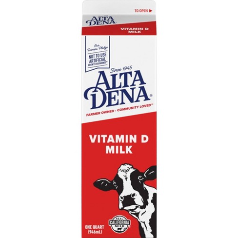 Alta Dena Vitamin D Milk - 1qt : Target