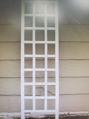 Dura-trel Melrose 35 X 75 Inch Indoor Outdoor Garden Trellis Plant ...