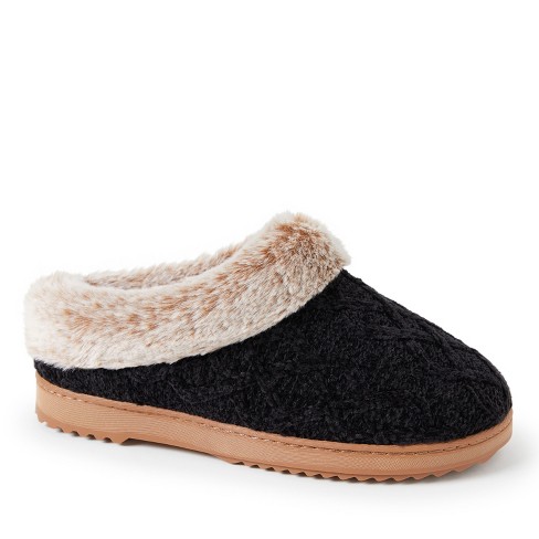 Dearfoams Women's Chloe Soft Knit Clog Slippers, 51% OFF