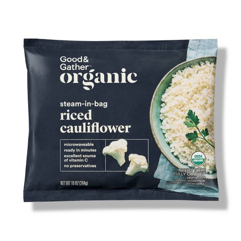 Organic Frozen Riced Cauliflower - 10oz - Good & Gather™ : Target