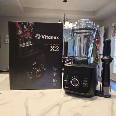 Vitamix Ascent X2 10-speed Countertop Blender Shadow Black: 1500w, 48oz Capacity, Dishwasher ...