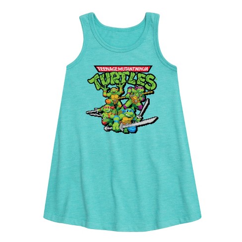 Teenage Mutant Ninja Turtles Gaming Group And Logo - Turquoise - 4t ...