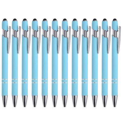 Unique Bargains Metal Black Ink Medium Point 2 In 1 Ballpoint Pen With ...