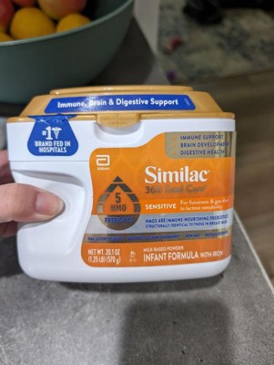 Similac 360 Total Care Sensitive Non-gmo Powder Infant Formula - 20.1oz ...