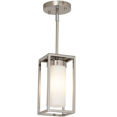 Hamilton Hills Thin Round 5.5 Inch Brushed Nickel Disc Led Ceiling ...