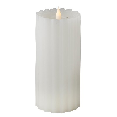Christmas Classic Motion Flameless Candle 3x7 Ivory : Target