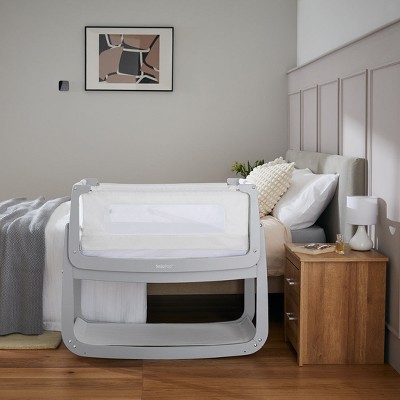 SnuzPod4 Bedside Sleeper Bassinet - Dove Grey