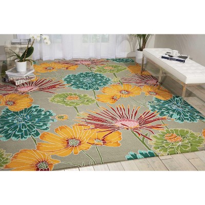 Nourison Fantasy Grey Area Rug Fa26 8' X 10'6" : Target