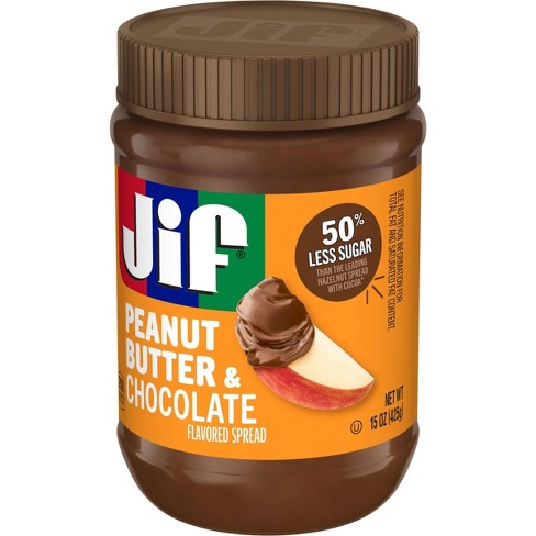 Jif Peanut Butter & Chocolate Flavored Spread - 15oz : Target