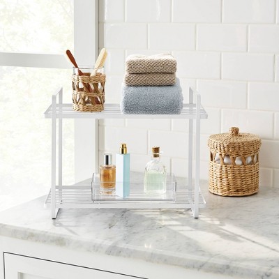 Tiered Vanity Organizer White - Brightroom™ : Target