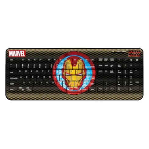 Keyscaper Marvel Avengers Iron Man Grid Wireless Usb Keyboard : Target