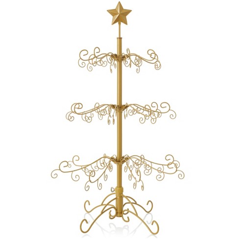 Casafield Ornament Display Stand - Metal Christmas Tree Ornament Holder ...