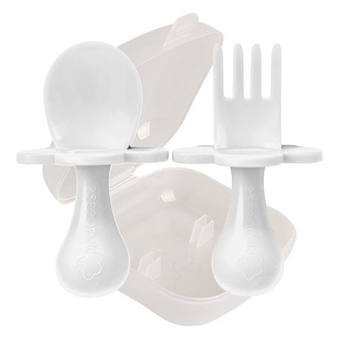 Grabease Toddler Utensils Toddler Spoons And Forks Baby Silverware Baby ...
