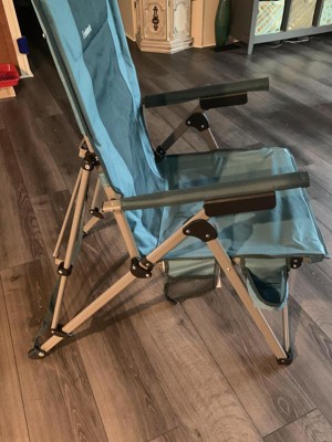 3 Position Tension Recliner Outdoor Portable Camp Chair Green - Embark ...