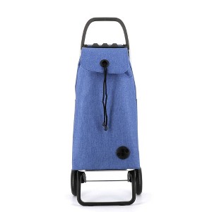 Rolser I-Max Tweed 2 Wheel Foldable Shopping Cart Blue : Target