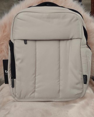 Baby Brezza Quilted Puffer Backpack Diaper Bag - Taupe : Target