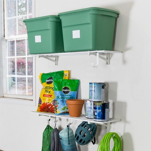 Storeyourboard 1' X 4' Bristol Garage Wall Mount Shelves | 2-pack ...