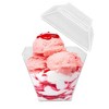 Smarty Had A Party 3.5 Oz. Clear Square Disposable Plastic Mini Cups ...