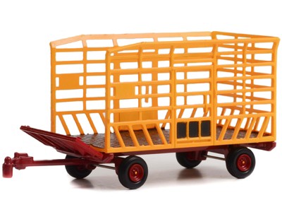 Bale Throw Wagon Yellow And Red "down On The Farm" Series 7 1/64 ...