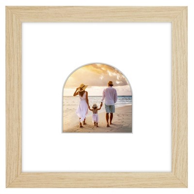 Americanflat 4x4 Picture Frame With Arch Mat Insert And Shatter ...