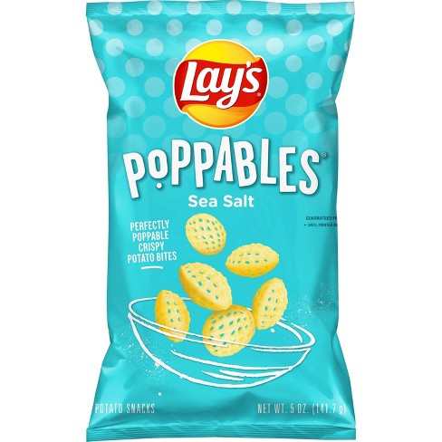 Lay's Poppables Sea Salt Potato Snacks - 5oz : Target