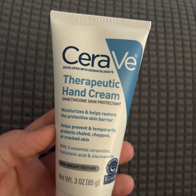 Cerave Therapeutic Hand Cream For Dry Cracked Hands Unscented - 3oz ...