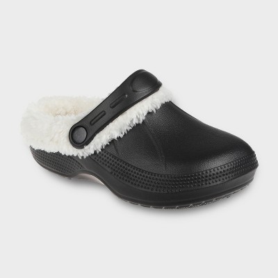 Foamwalk Girl's Cute Lightweight Classic Solid Faux Shearling-lined ...