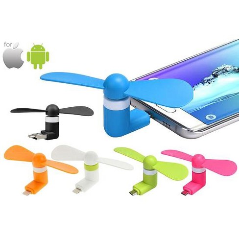 Link Portable Mini Phone/tablet Fan Attachment Great For Travel ...